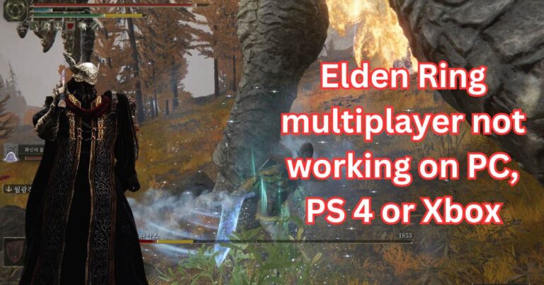 Elden Ring multiplayer not working on PC, PS 4 or Xbox
